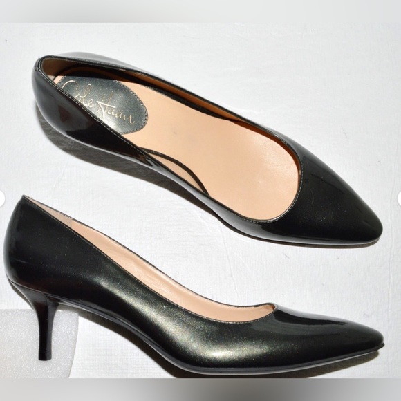 Cole Haan | Shoes | Cole Haan Air New Size 8 Aa Narrow Metallic Gray ...